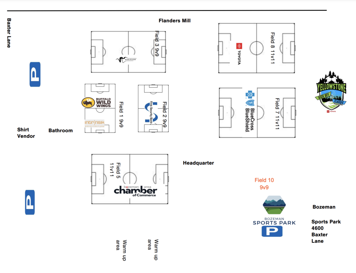 Field Maps - Montana Surf Soccer Club