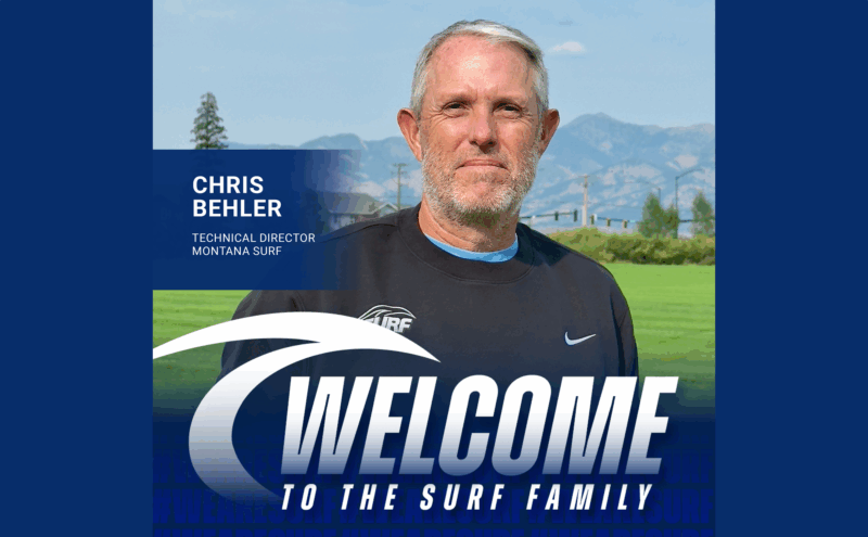 Welcome Chris Behler - Technical Director - Montana Surf Soccer Club